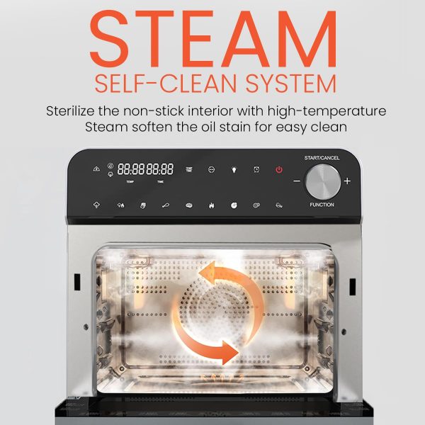 INALSA Aero Smart N Steam Air Fryer,Oven,Steamer,Rotisserie,Convection ...